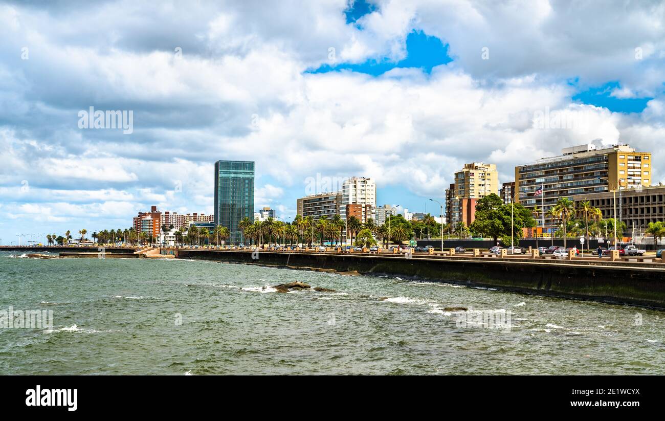 Skyline of Montevideo, the capital of Uruguay Stock Photo - Alamy