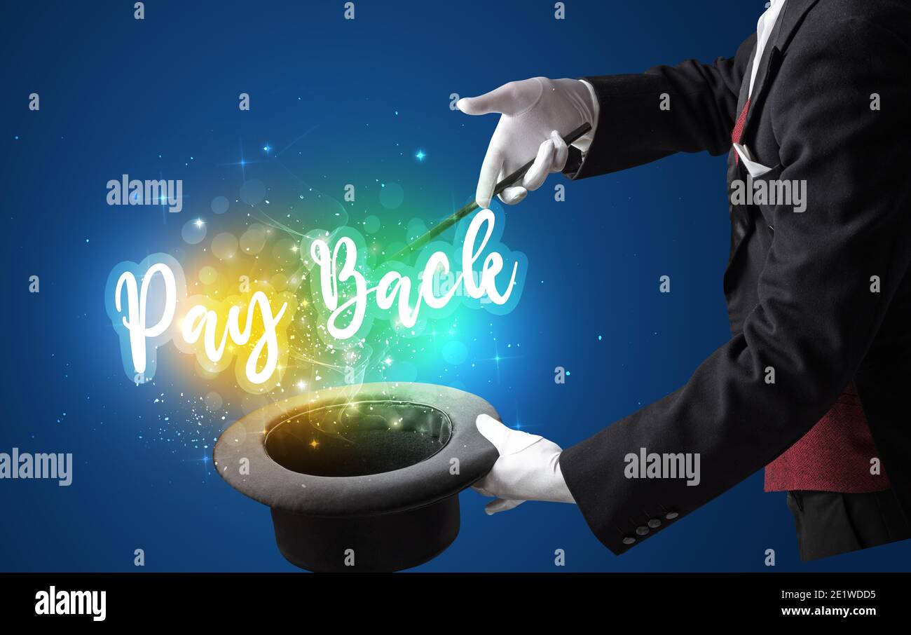 Magician back hi-res stock photography and images - Alamy