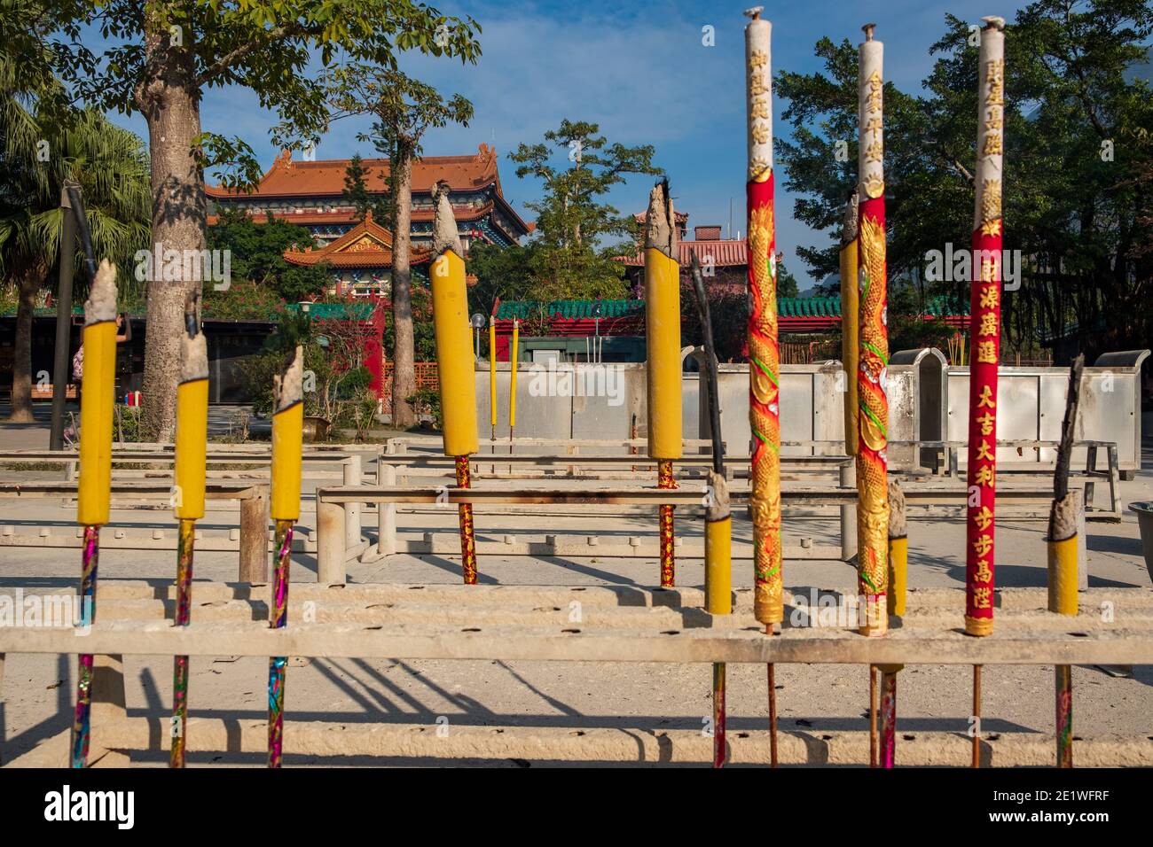 Ngong Ping and Po Lin Monastery on Lantau Island, Hong Kong Stock Photo ...