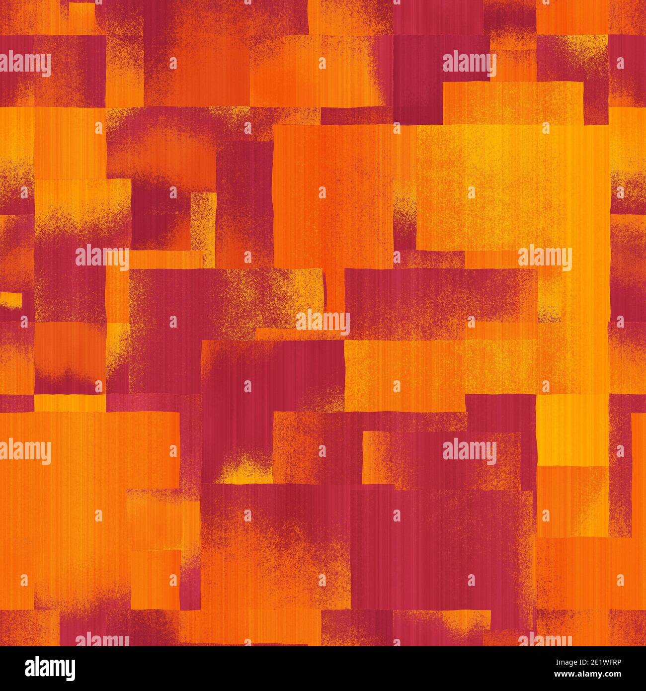Seamless rectangle geo tile mosaic pattern swatch Stock Photo - Alamy