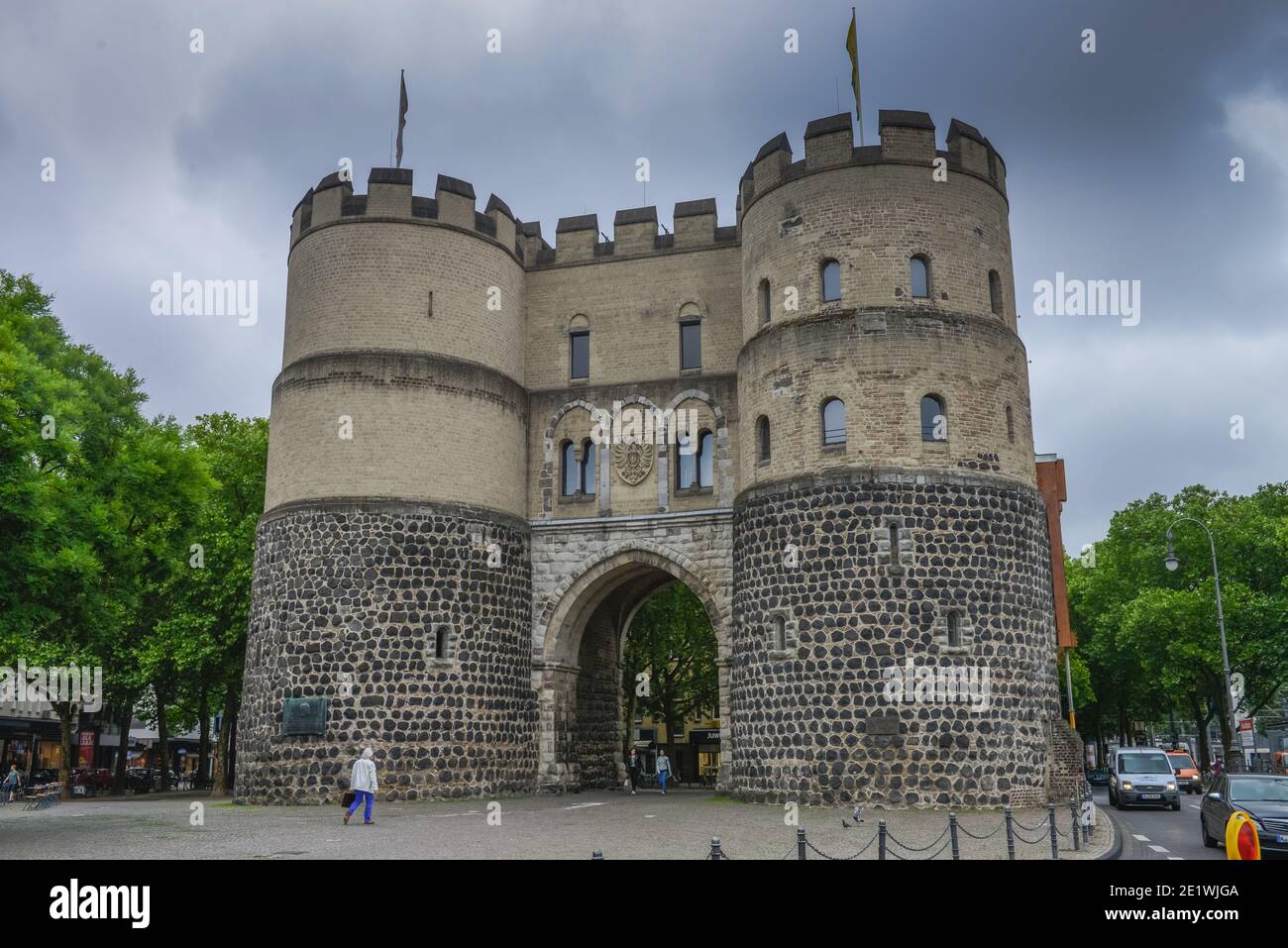 Hahnentor, Rudolfplatz, Koeln, Nordrhein-Westfalen, Deutschland Stock ...