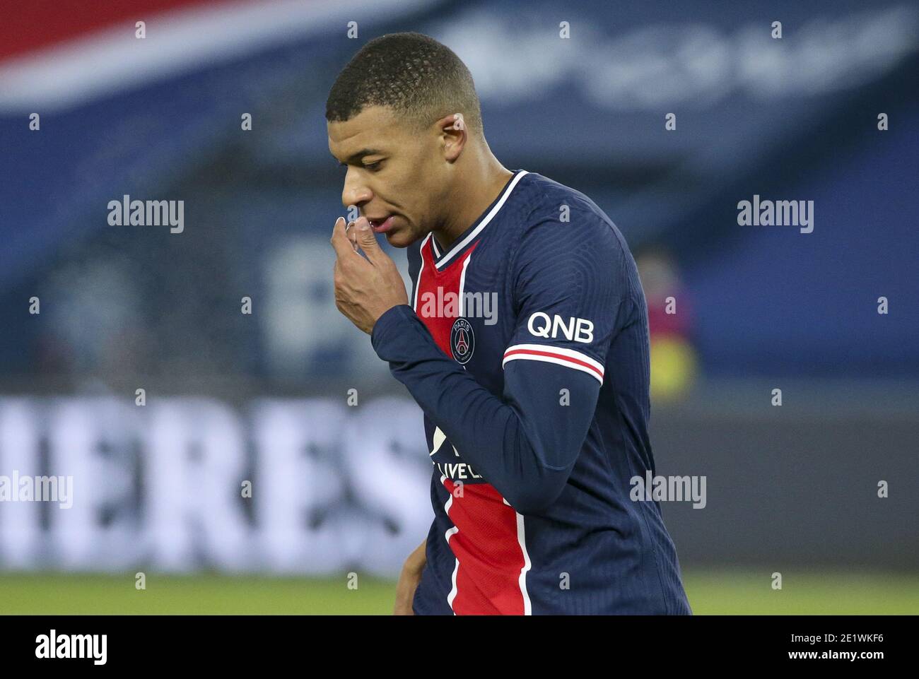 Kylian Mbappe of PSG during the French championship Ligue 1 football ...