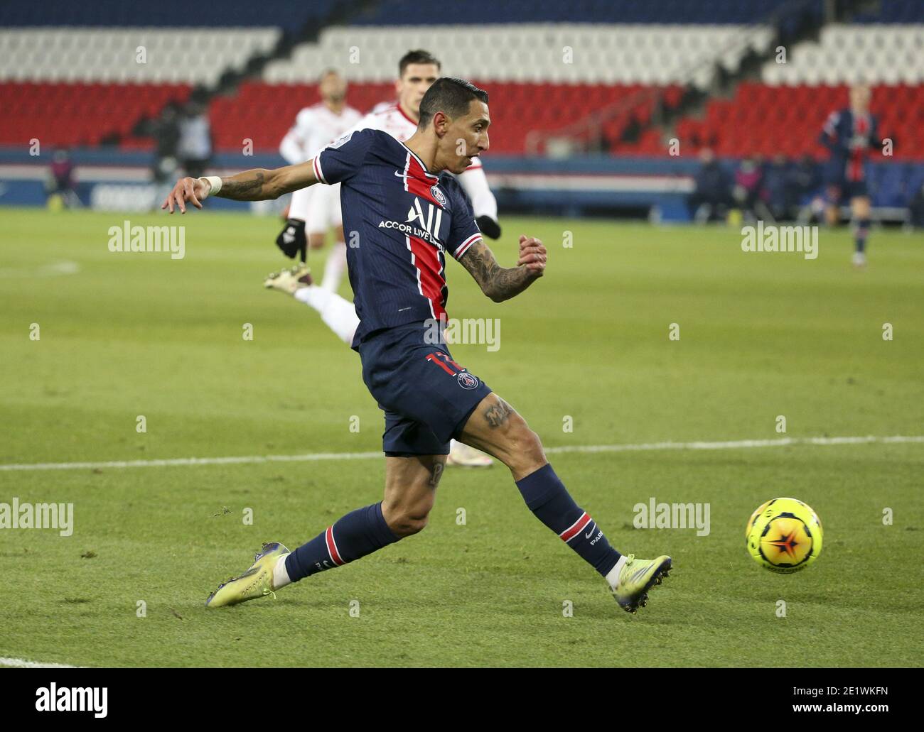 Angel Di Maria of PSG during the French championship Ligue 1 football ...