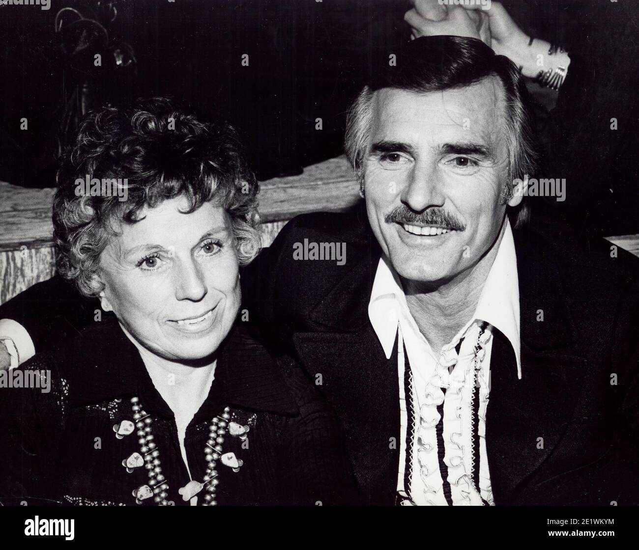 DENNIS WEAVER with wife Photo by Credit: Ralph Dominguez/MediaPunch ...