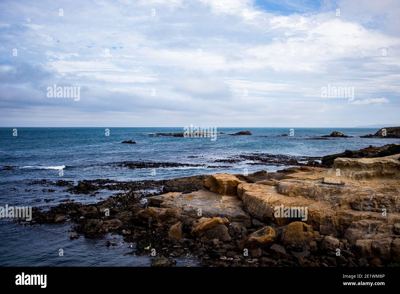 Shag Point Lookout on a fine spring day Stock Photo - Alamy