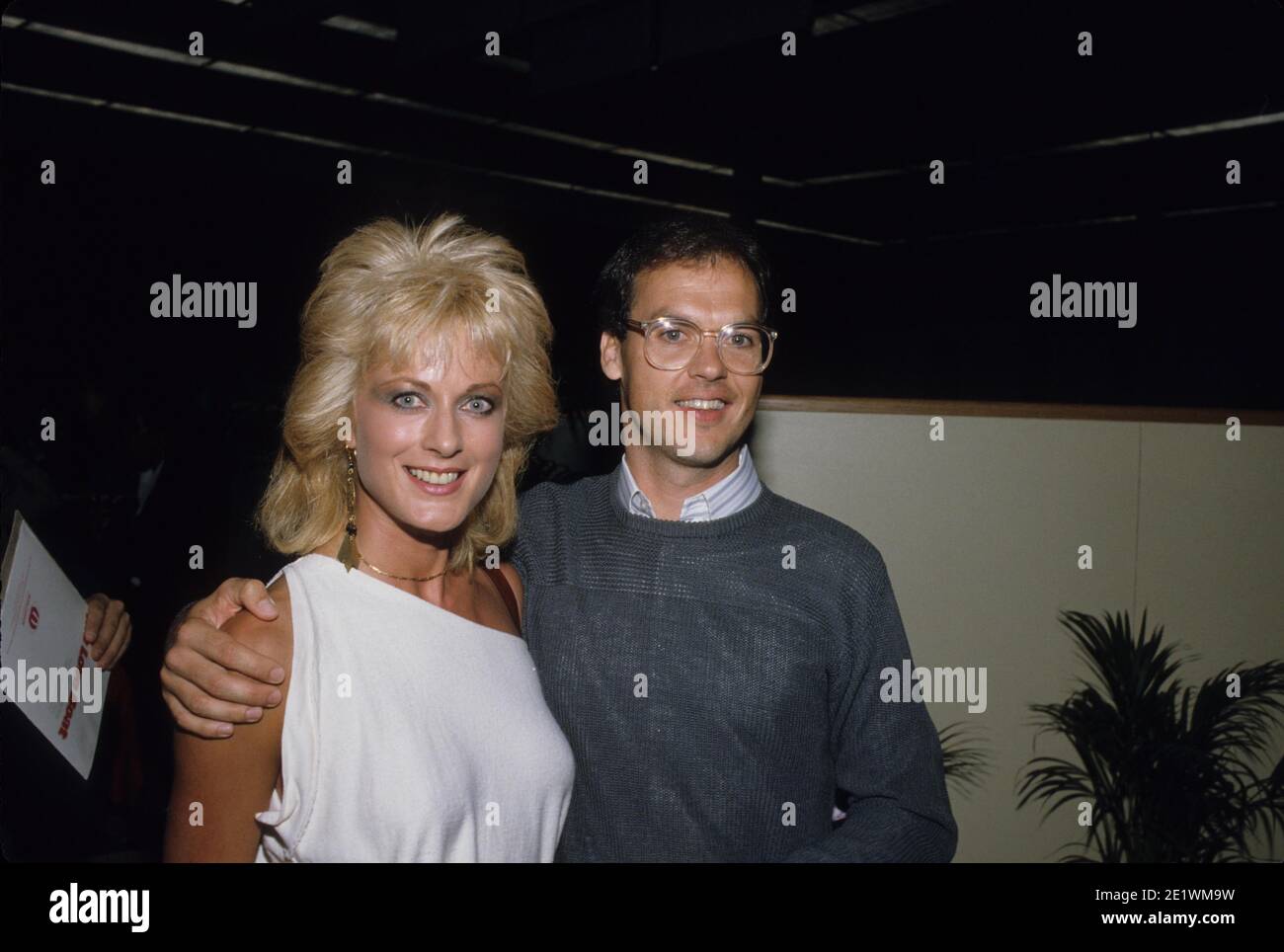 JUNE CHADWICK with Michael Keaton f0003 Credit: Ralph Dominguez ...