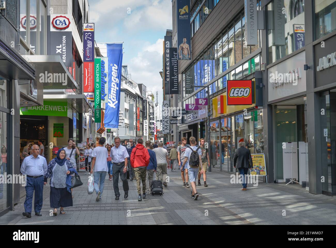 Hohe Strasse, Koeln, Nordrhein-Westfalen, Deutschland Stock Photo - Alamy