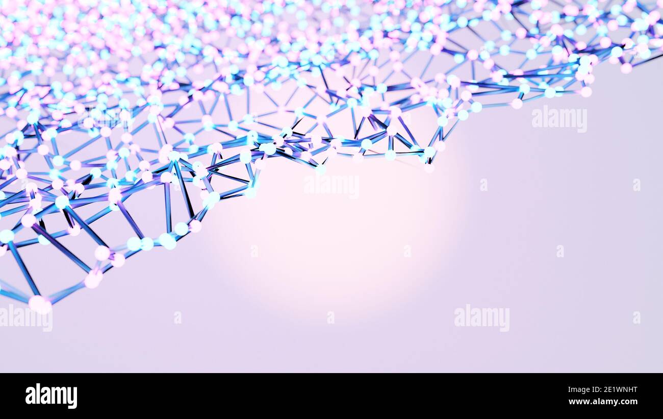 Digital Plexus Wave Triangulation Shapes Abstract Polygon Background Computer Networks