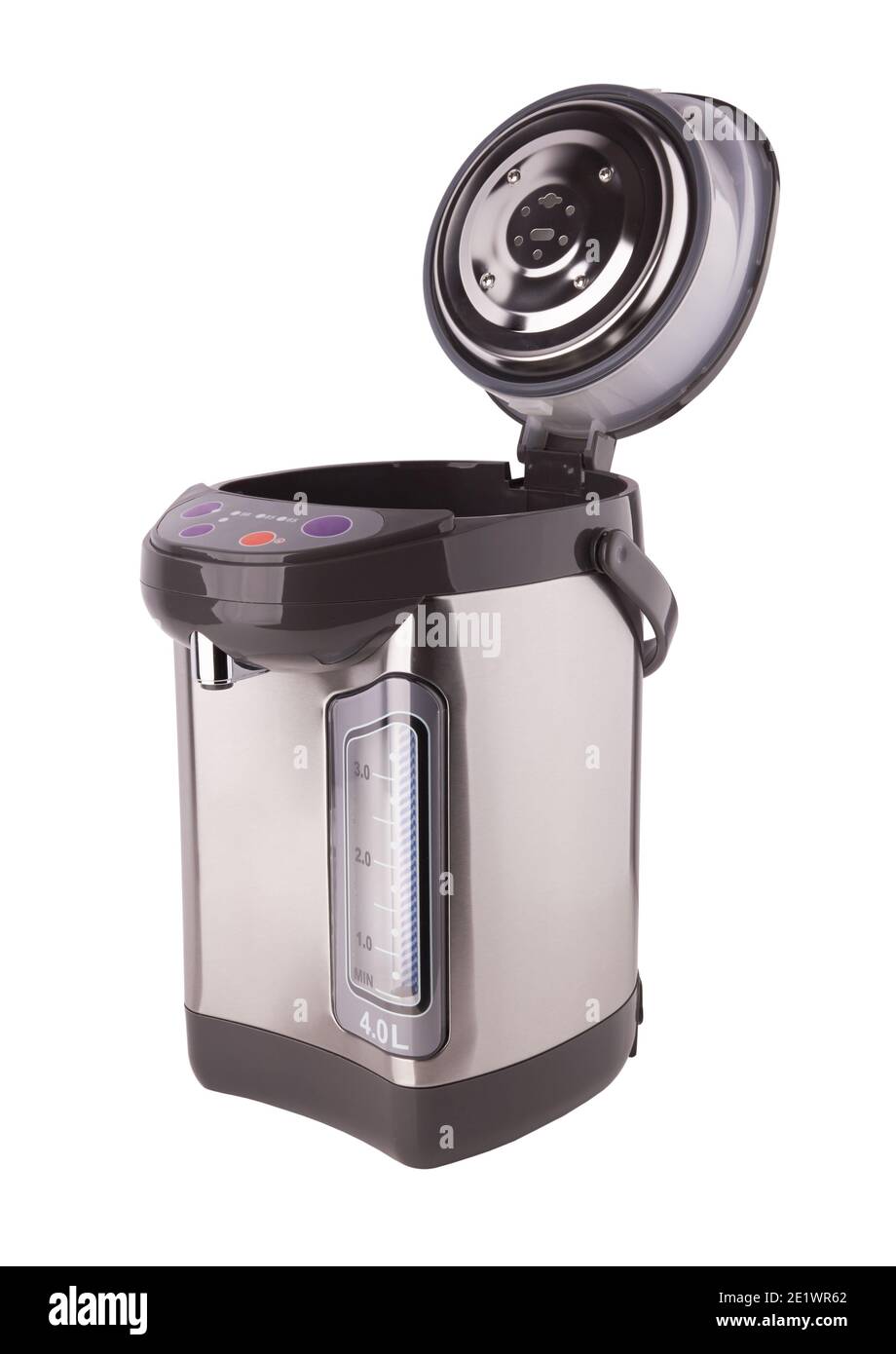 Electrical thermo pot isolated on white background Stock Photo - Alamy