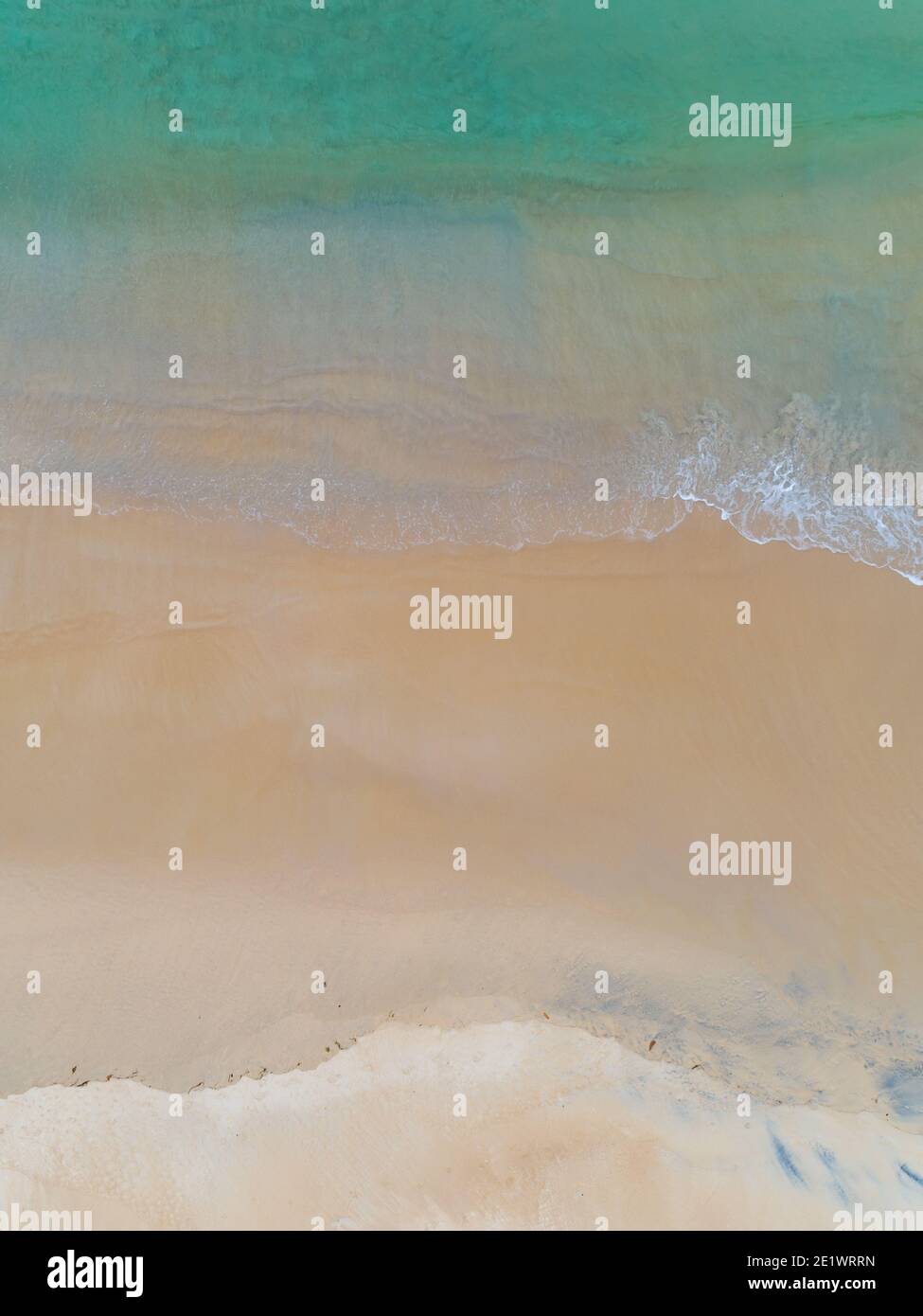 Aerial view Top Down of Beautiful sea summer or beach and tropical sea ...