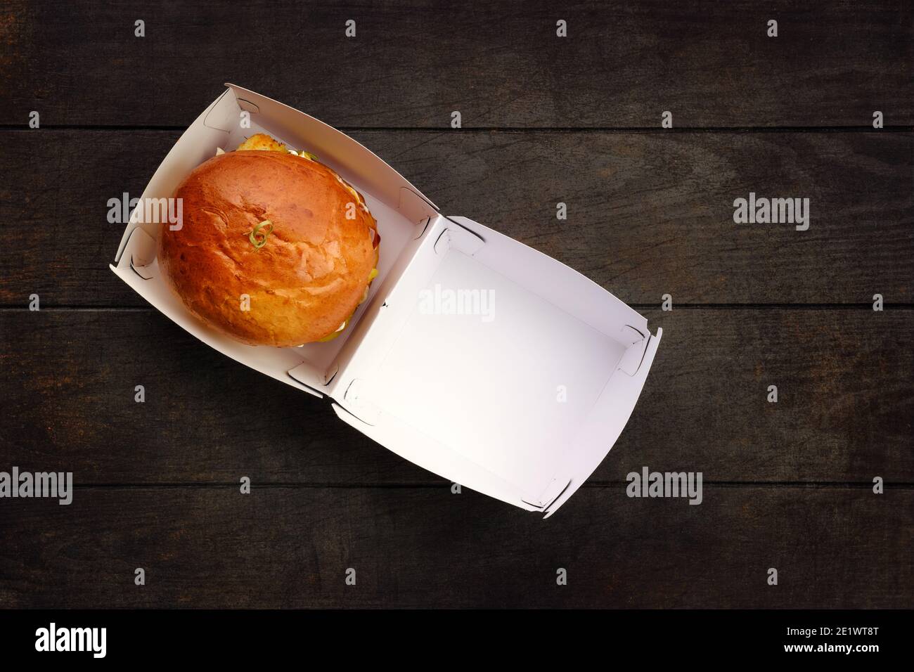 Burger box hi-res stock photography and images - Alamy