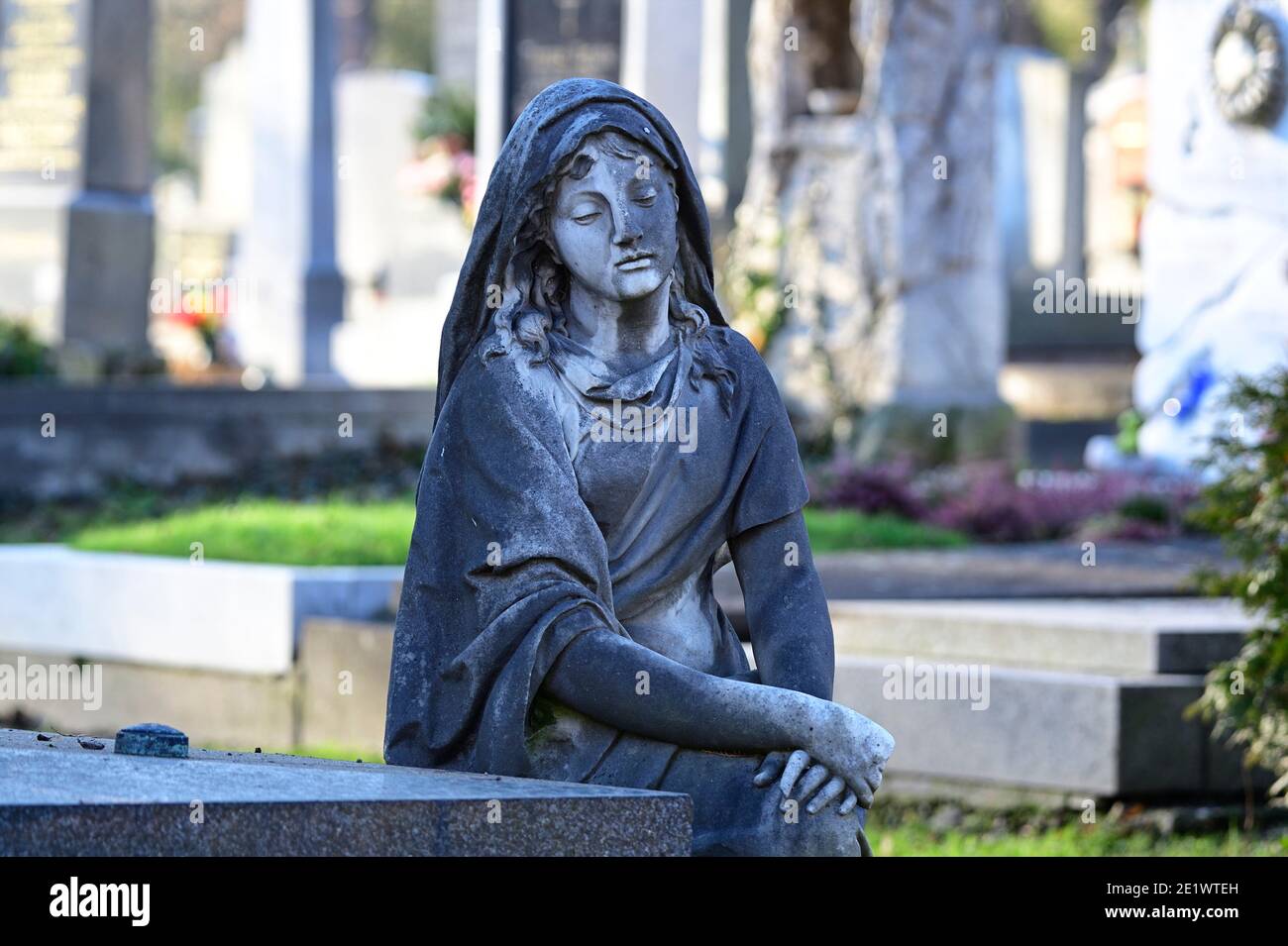 Vienna, Austria. The Vienna Central Cemetery Stock Photo - Alamy