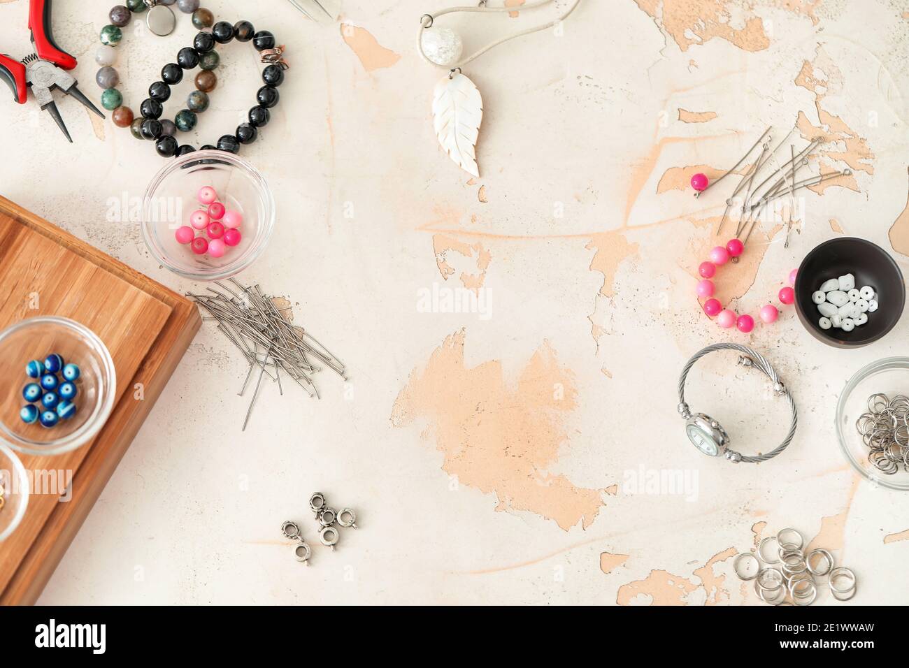 Workplace jewelry designer tools hi-res stock photography and images ...