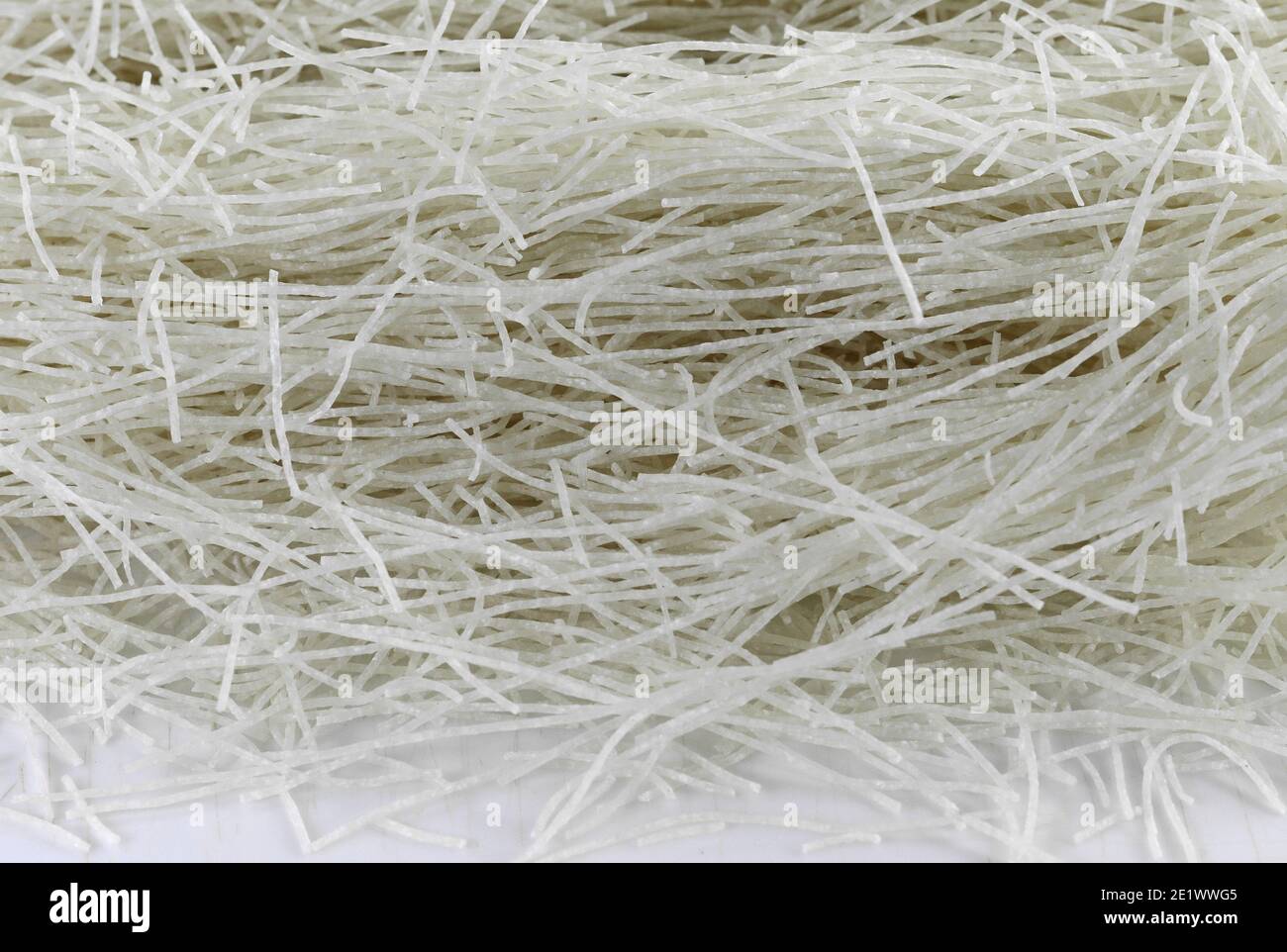 Dried Raw rice flour noodles Stock Photo - Alamy
