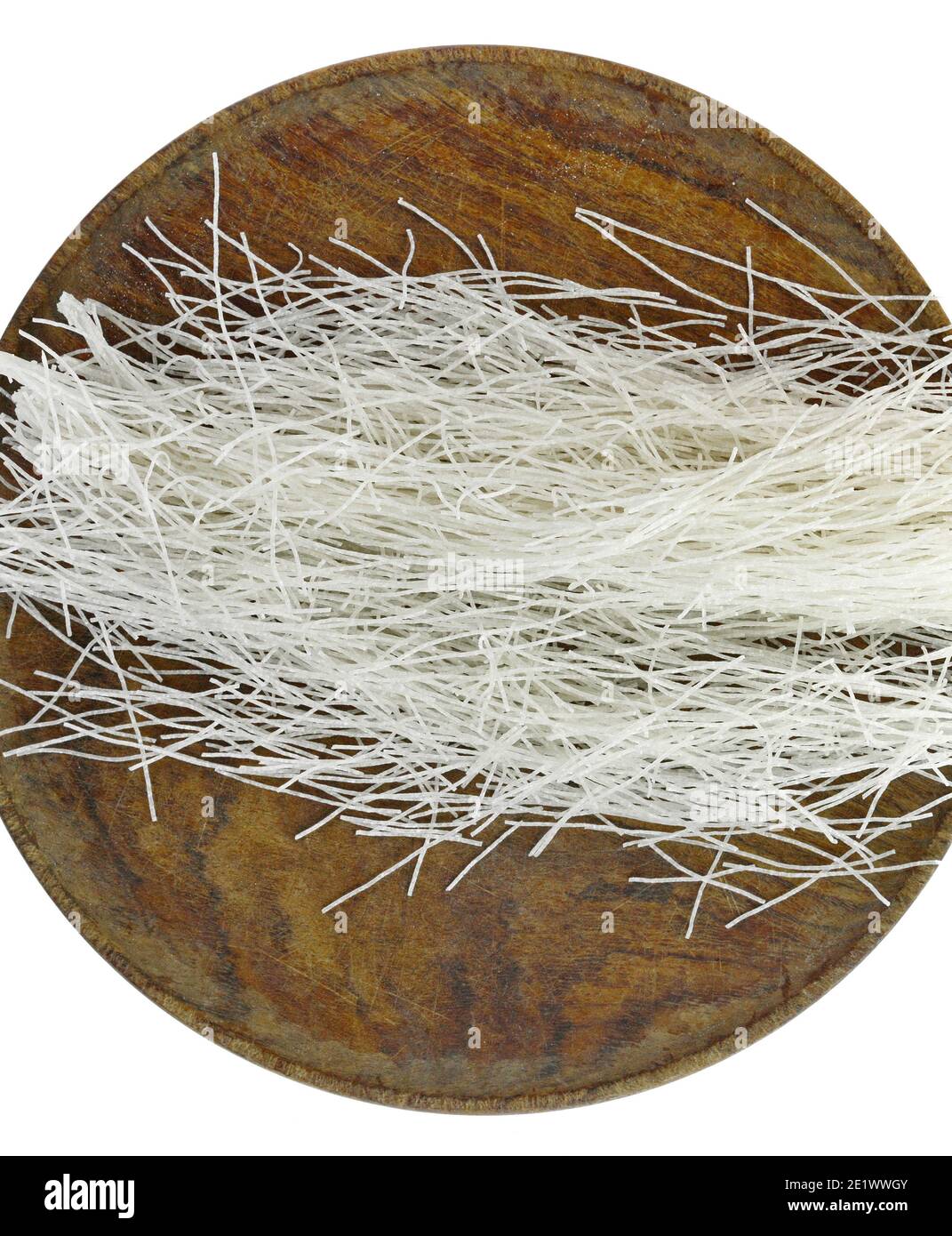 Dried Raw rice flour noodles Stock Photo - Alamy