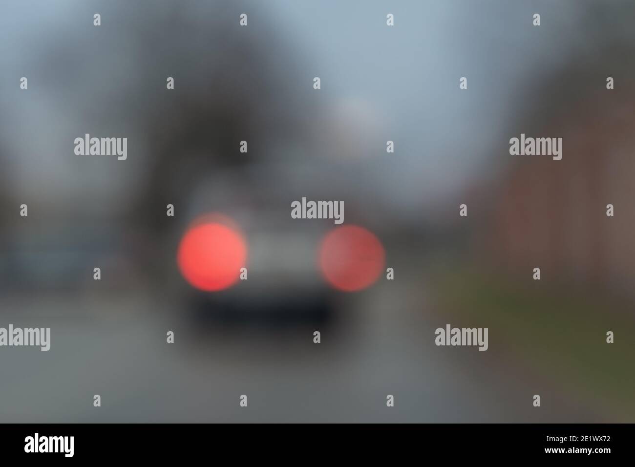 Abstract car on a street Stock Photo - Alamy