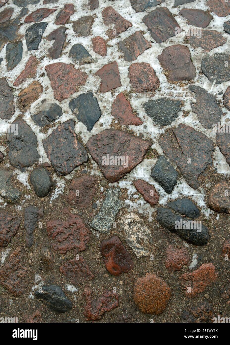 Small cobblestone paved road in hi-res stock photography and images - Alamy