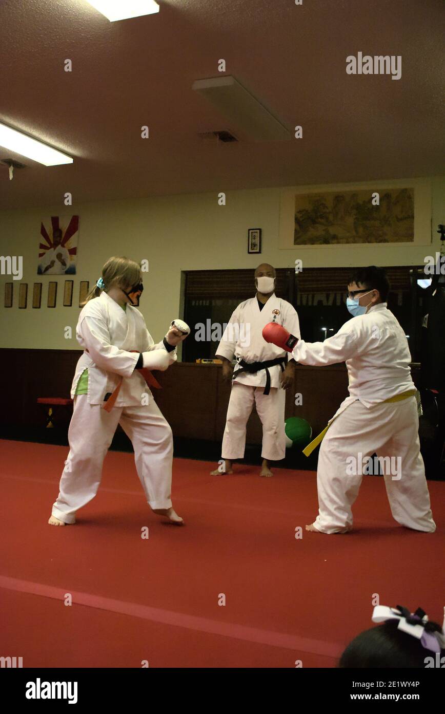 Pictures of my daughter's Karate Class for Editorial Uses.Hight quality ...