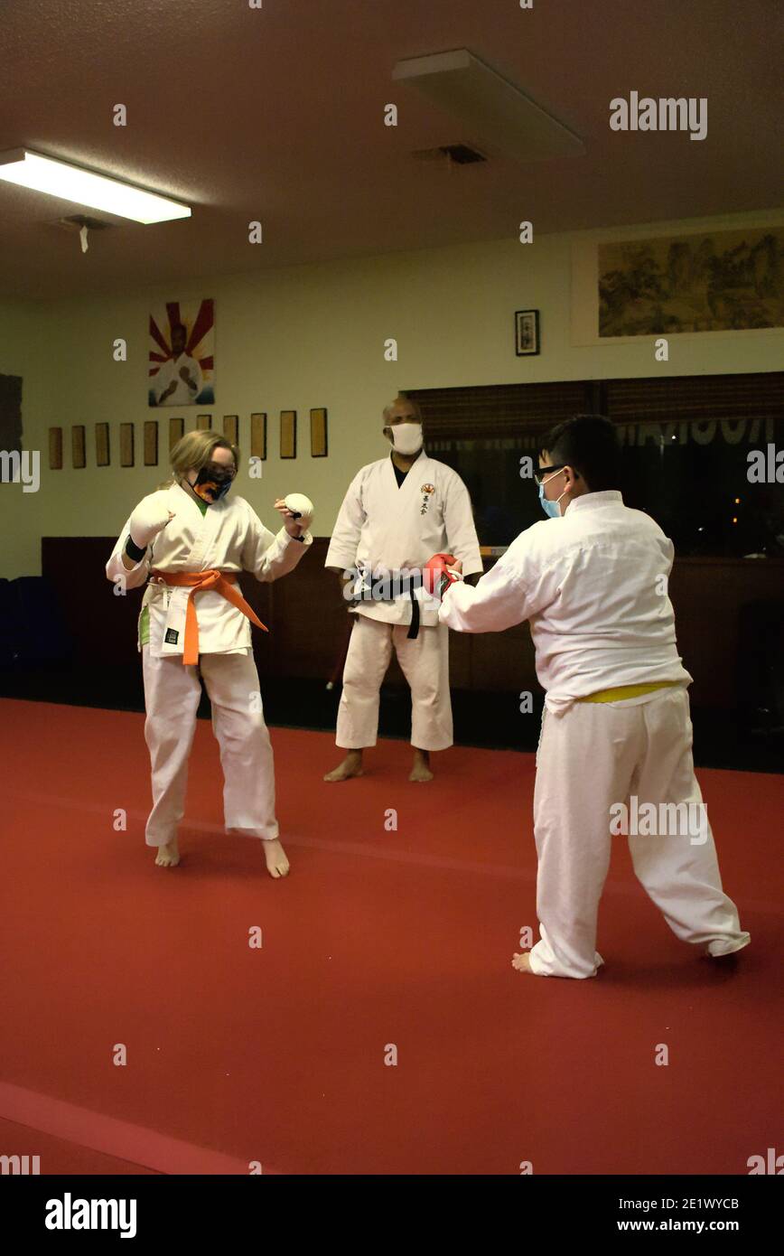 Pictures of my daughter's Karate Class for Editorial Uses.Hight quality ...