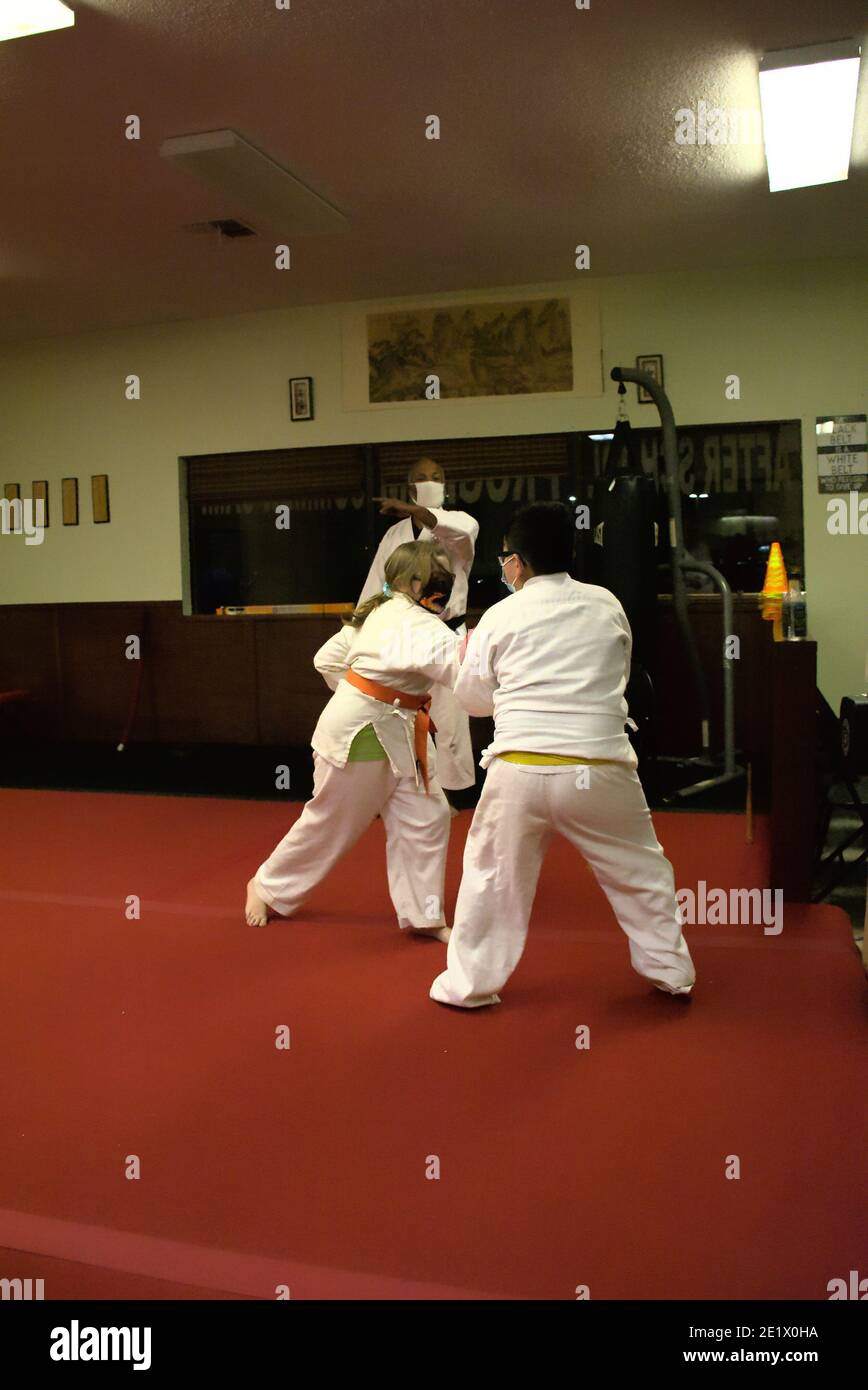 Pictures of my daughter's Karate Class for Editorial Uses.Hight quality ...