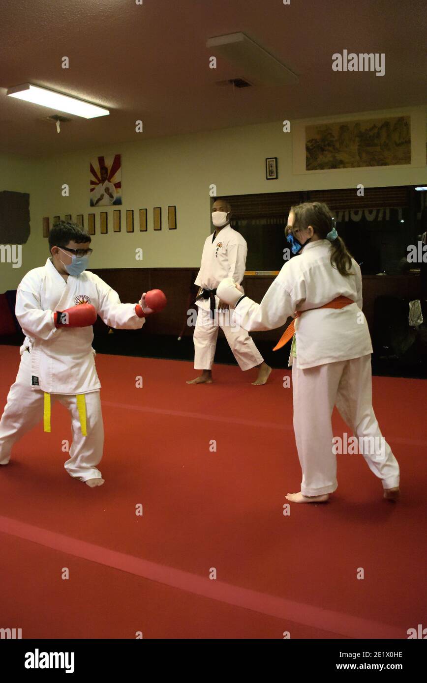 Pictures of my daughter's Karate Class for Editorial Uses.Hight quality ...
