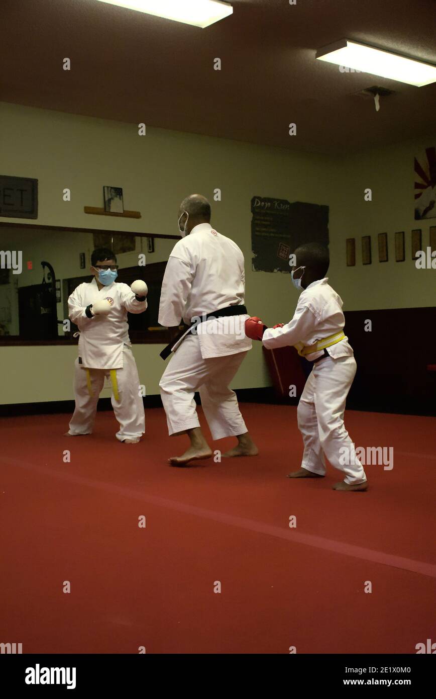 Pictures of my daughter's Karate Class for Editorial Uses.Hight quality ...