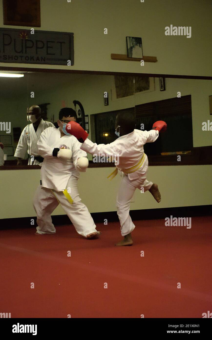 Pictures of my daughter's Karate Class for Editorial Uses.Hight quality ...