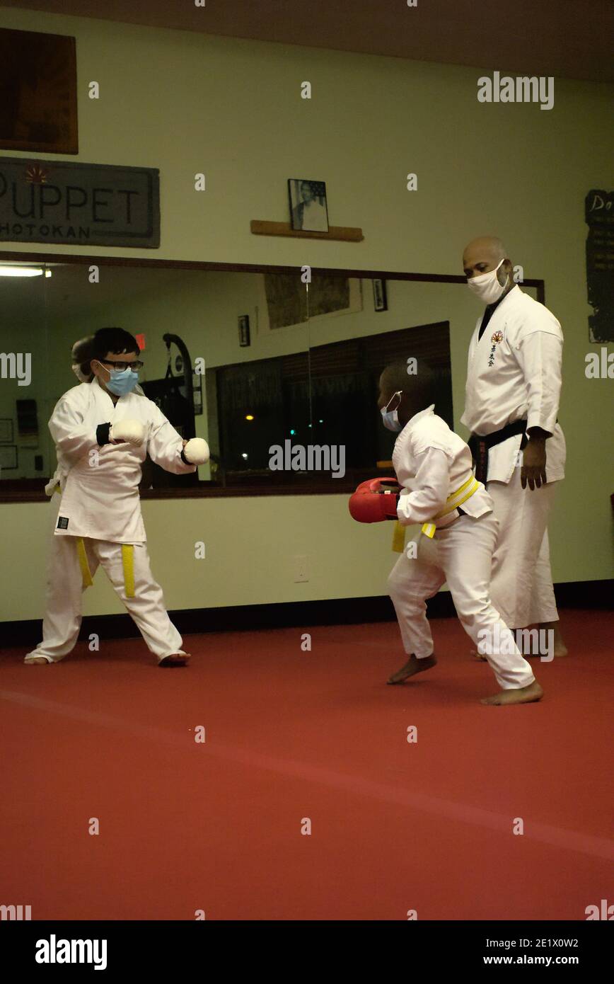 Pictures of my daughter's Karate Class for Editorial Uses.Hight quality ...