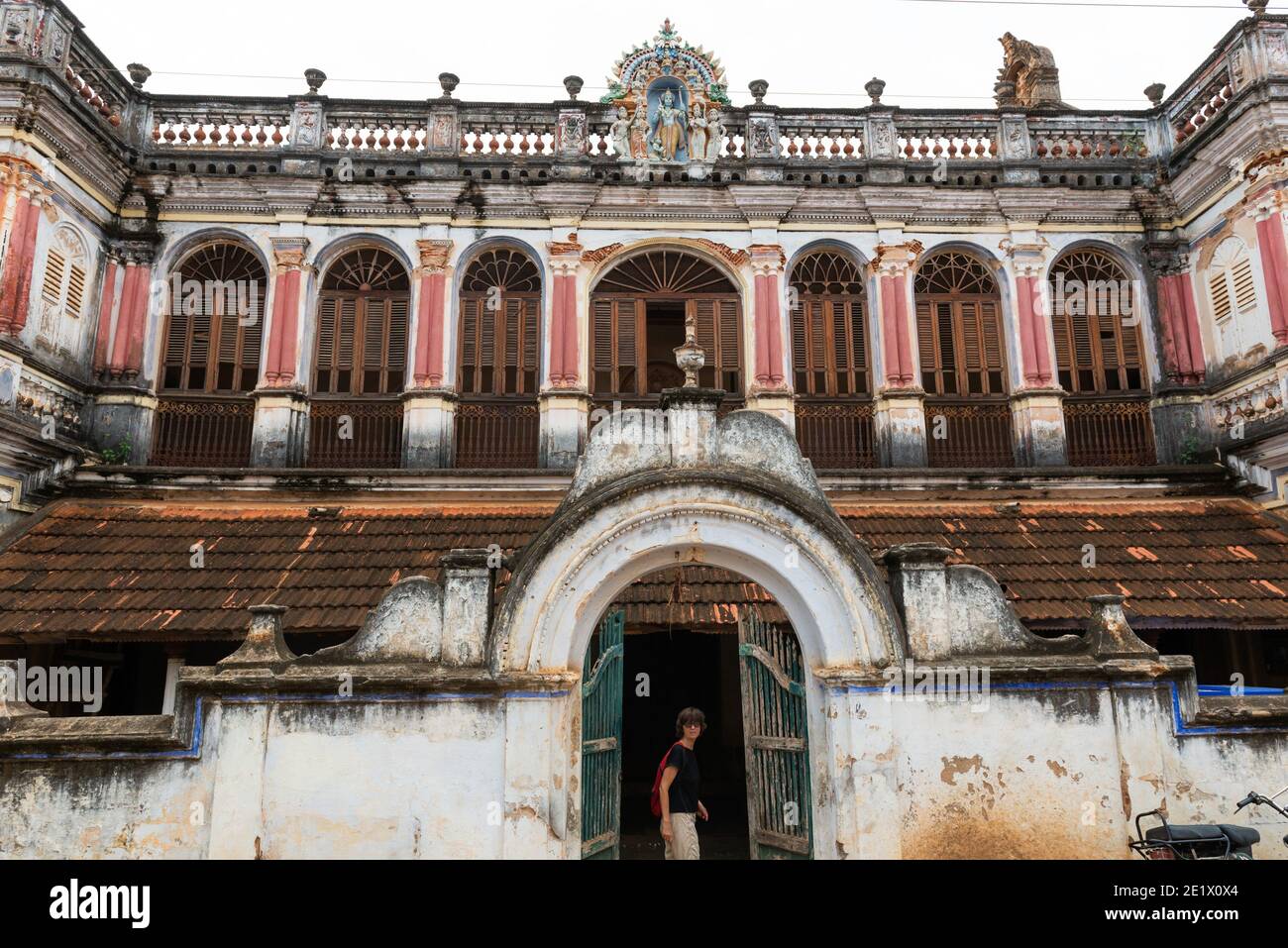 Kanadukathan, Chettinad, India - 17 August 2019: The old mansions of ...