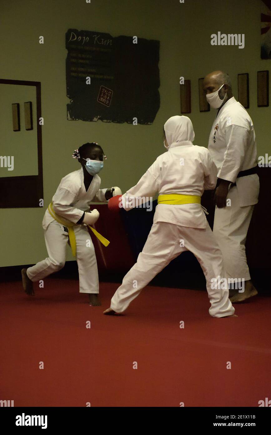Karate class dojo hi-res stock photography and images - Alamy