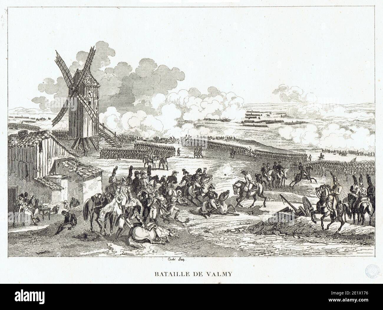 bataille de Valmy 20 septembre 1792 Stock Photo - Alamy