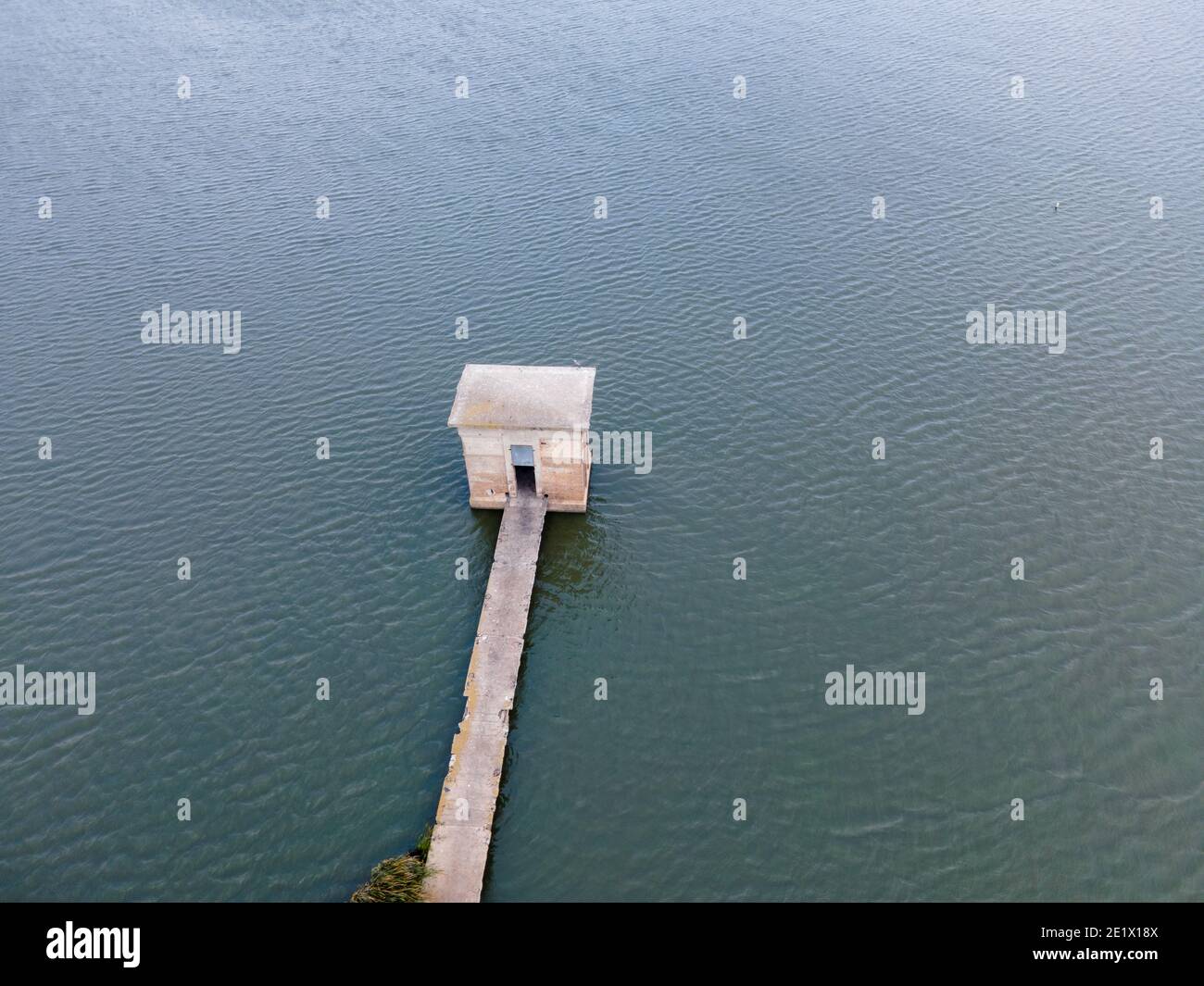 Aerial view path bridge hi-res stock photography and images - Alamy