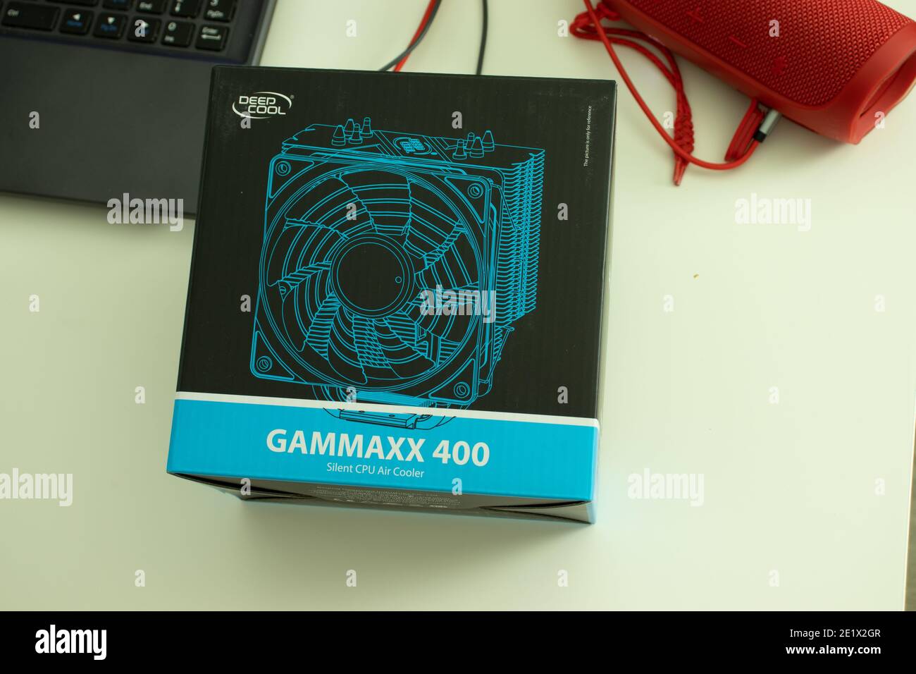 Moscow, Russia - 5 December 2020: Deep Cool Gammaxx 400 CPU Air Cooler ...