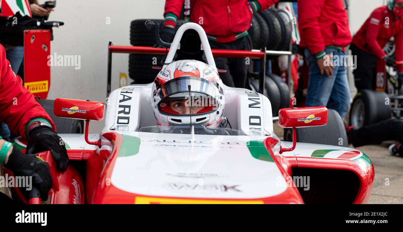 Vallelunga, Italy 5 december 2020, Aci racing weekend. Front view ...