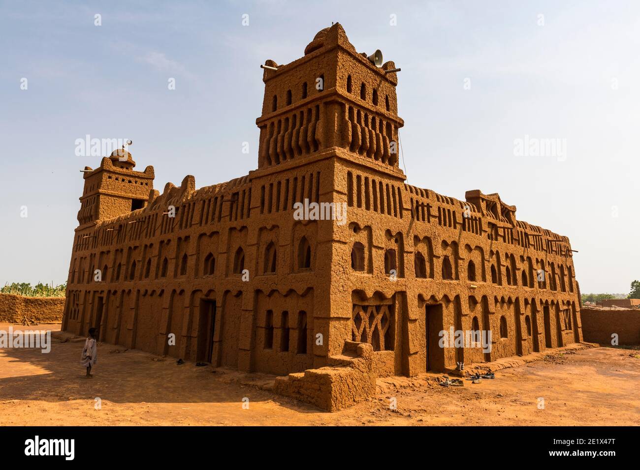 Yama Mosque, Sudano-Sahelian architecture, Yaama, Niger Stock Photo - Alamy