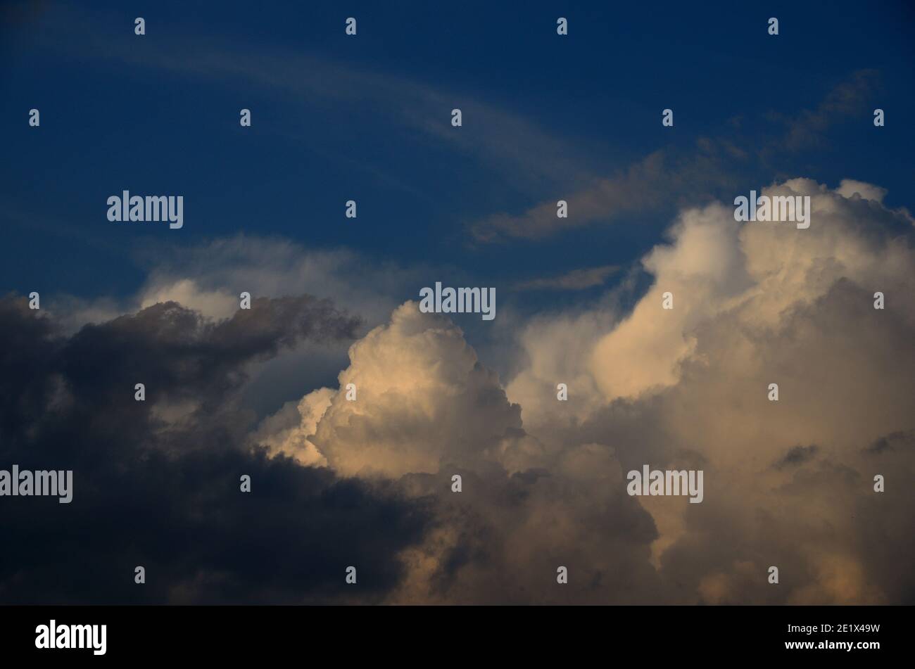 different colored clouds in the sky Stock Photo - Alamy