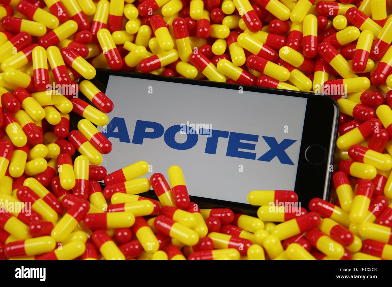 Viersen, Germany - April 9. 2020: Close up of mobile phone screen with ...