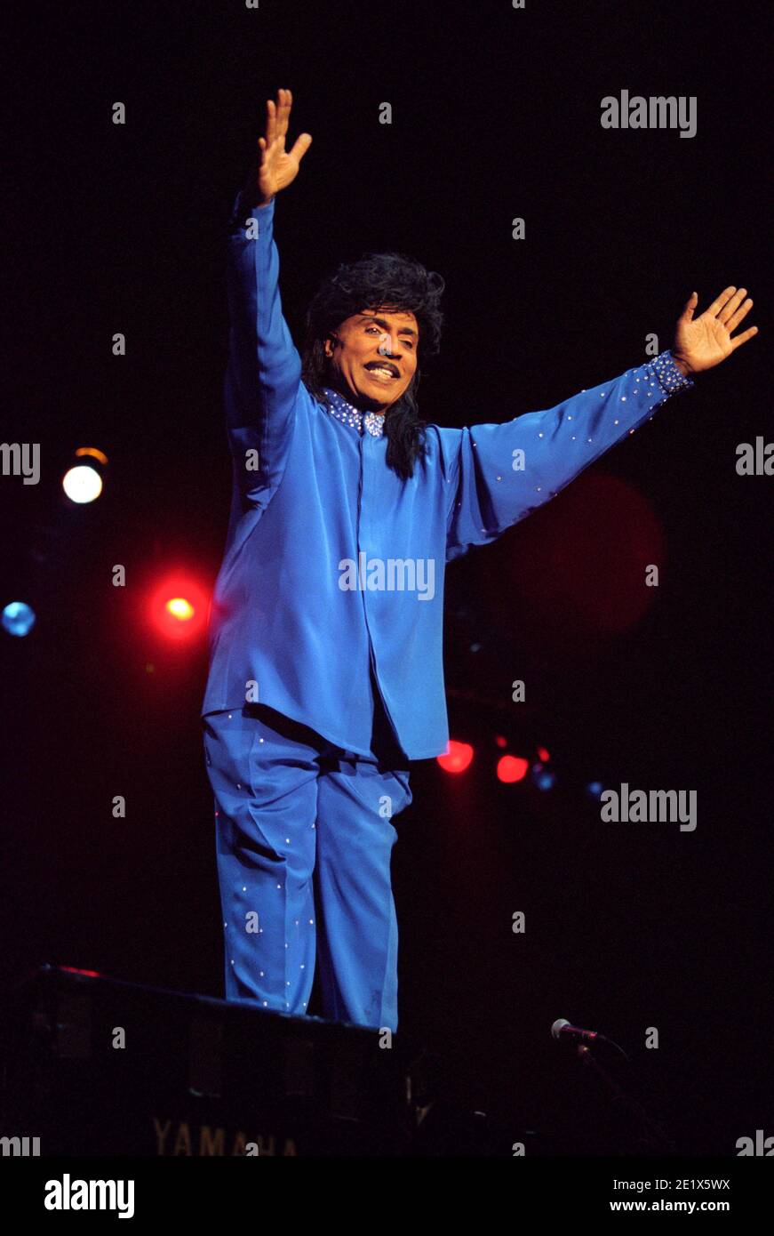 Little Richard on stage at the Legends Of Rock N Roll concert held at ...