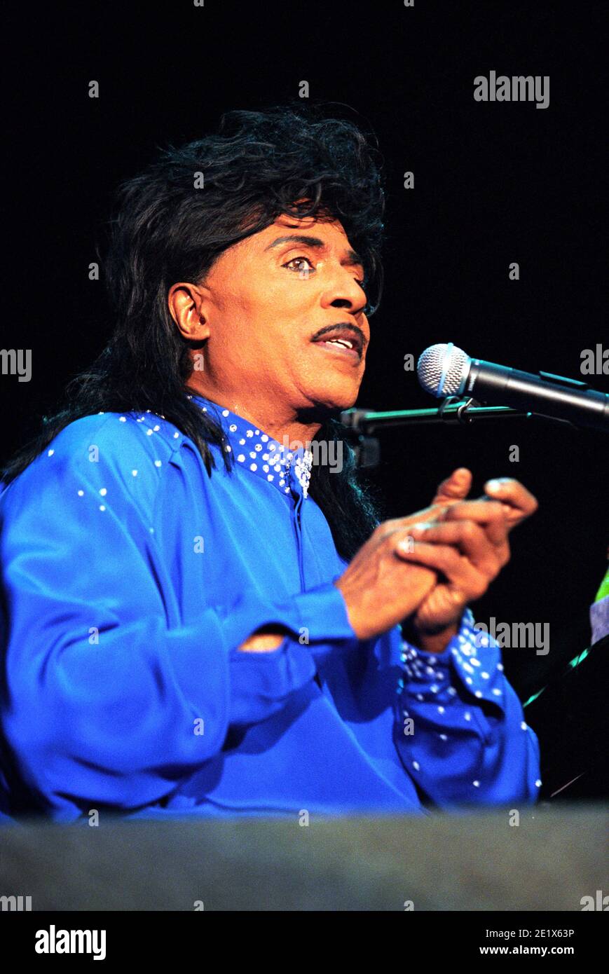 Little Richard on stage at the Legends Of Rock N Roll concert held at ...