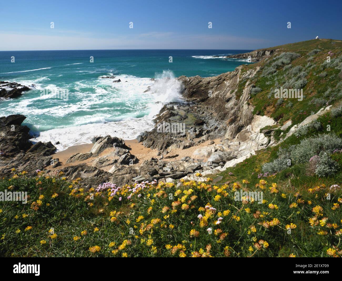 Fistral rough sea hi-res stock photography and images - Alamy