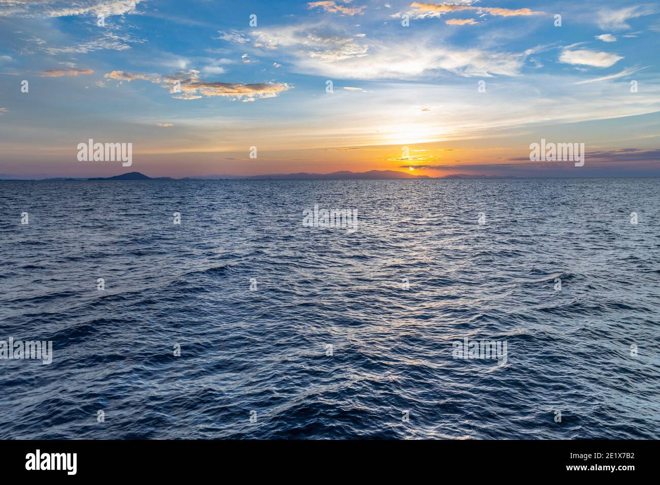 Nature scenery blue ocean clouds hi-res stock photography and images ...