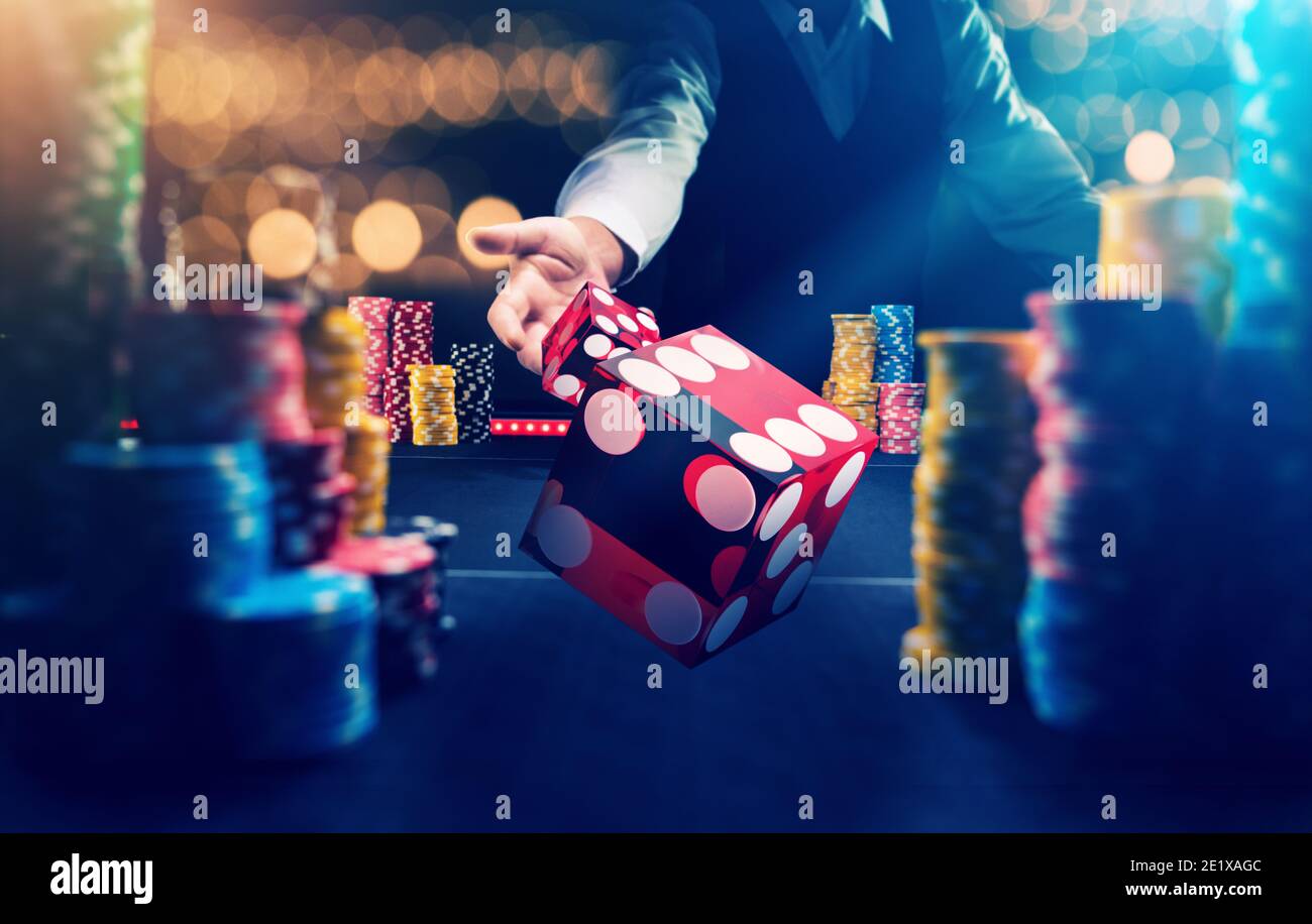 Craps table illustration hi-res stock photography and images - Alamy