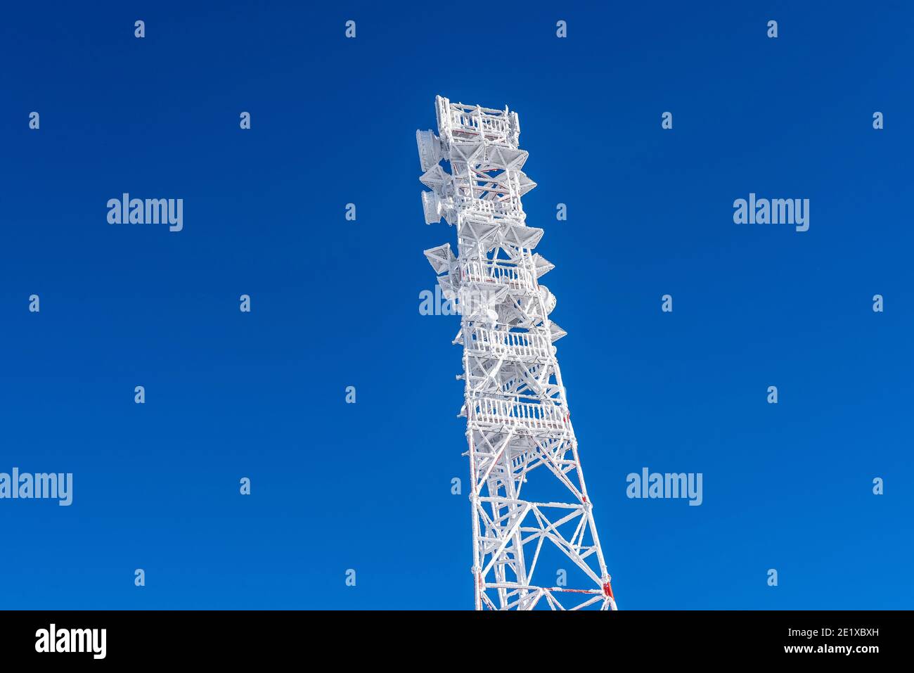 Ice covered cell tower hi-res stock photography and images - Alamy