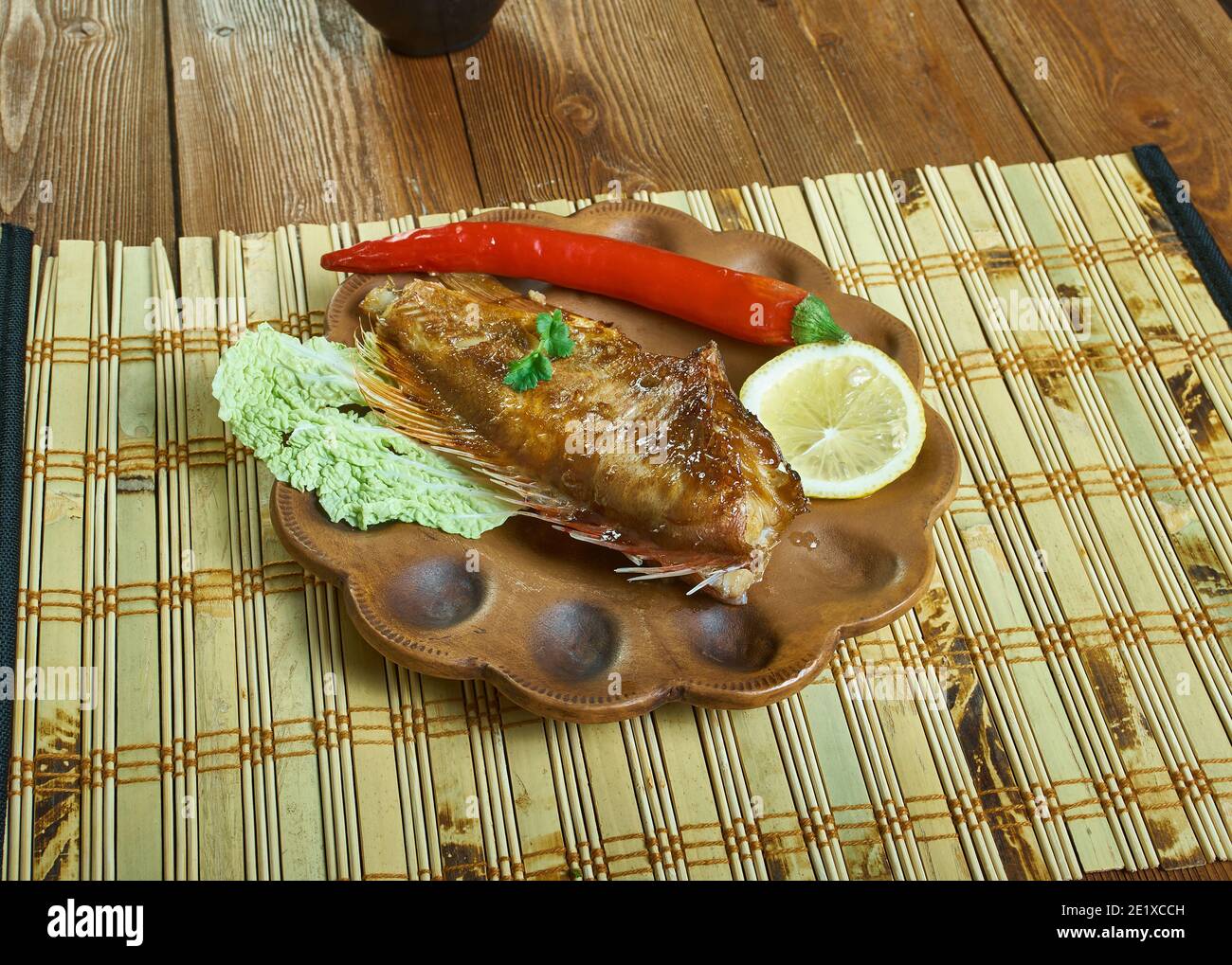 Bourgeoisie grille - Grilled red snapper, fish specialty on the ...