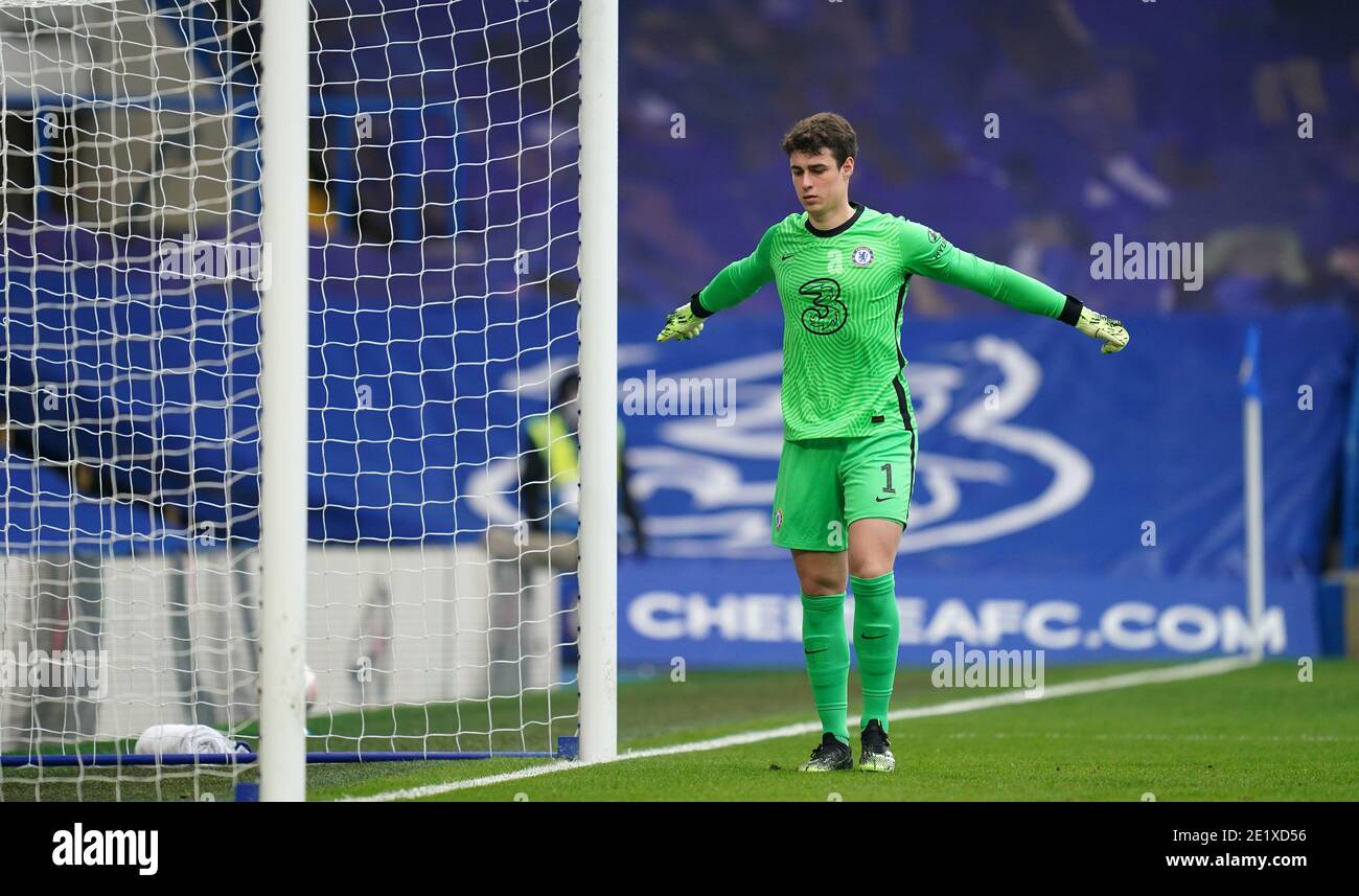 Chelsea goalkeeper Kepa Arrizabalaga during the Emirates FA Cup third ...