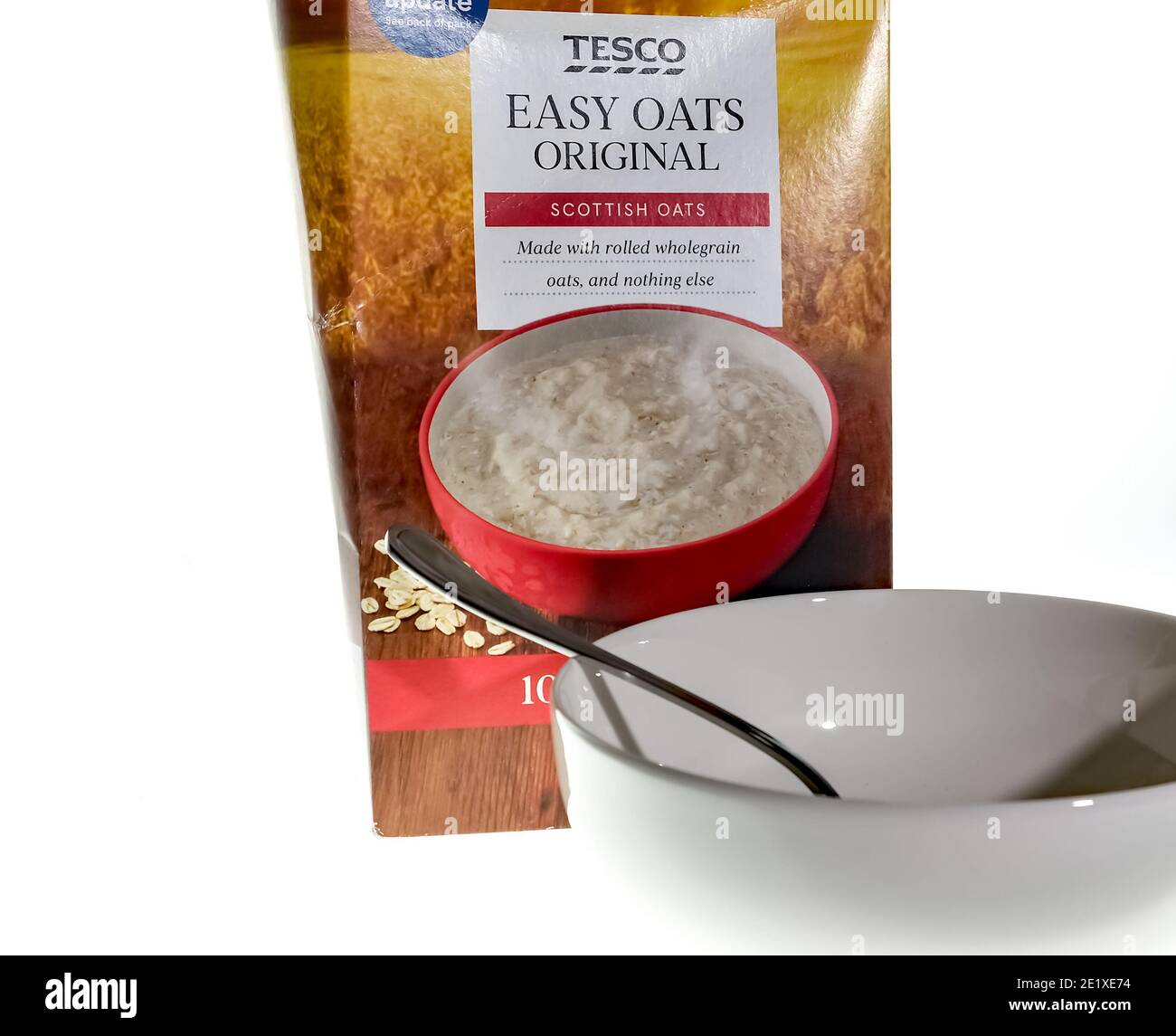 Porridge oats box hi-res stock photography and images - Alamy