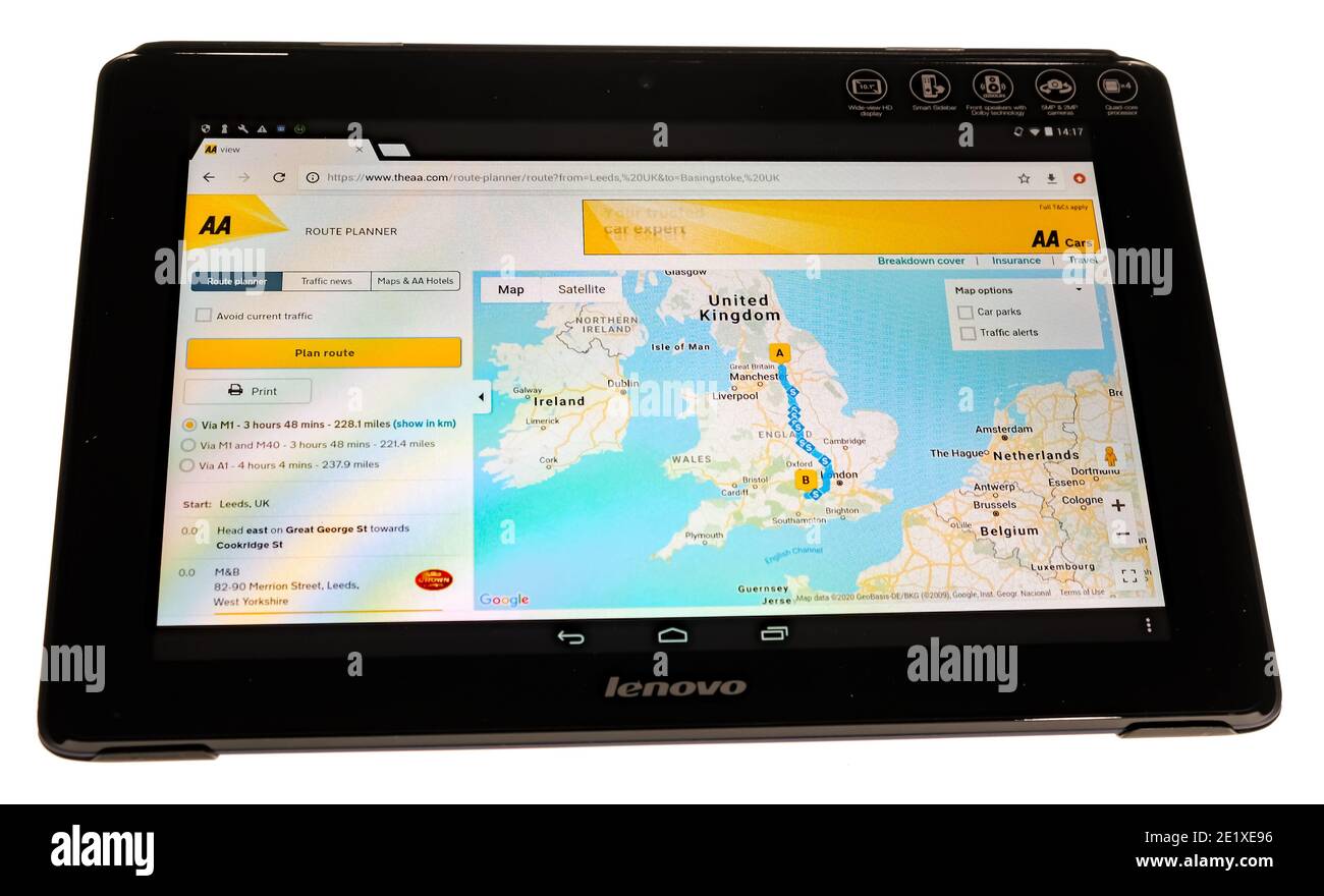 Aa routefinder Cut Out Stock Images & Pictures - Alamy