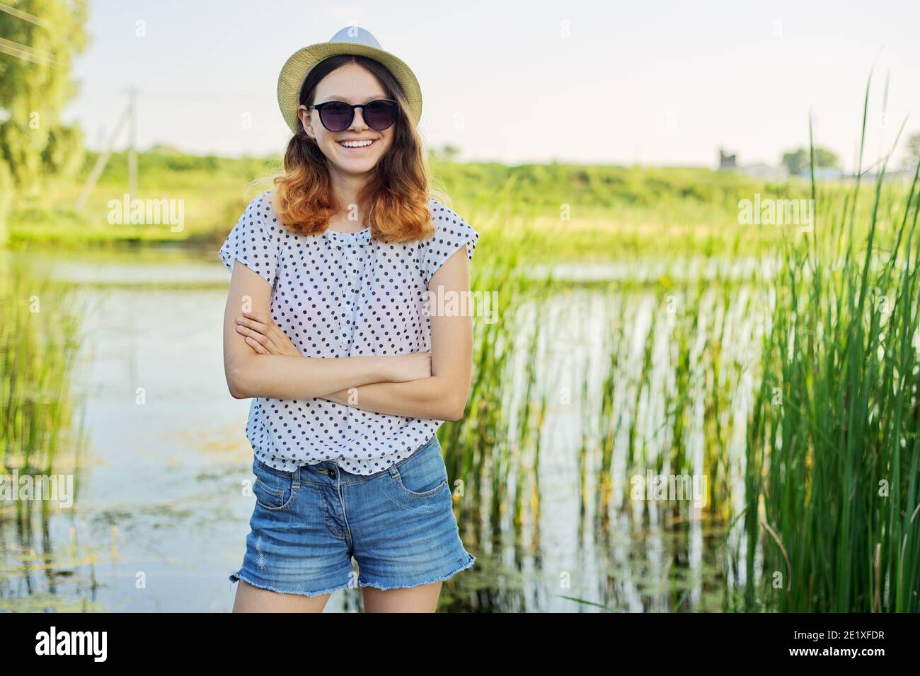 Confident country girl hi-res stock photography and images - Alamy