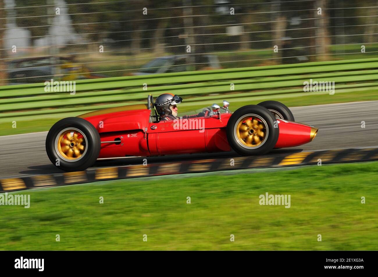 Imola Italy - 20 October 2012: unknown drive the Heron Alfa Romeo F1 ...