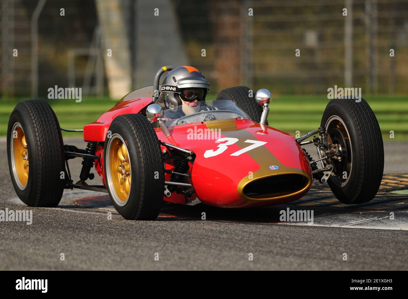 Imola Italy - 20 October 2012: unknown drive the Heron Alfa Romeo F1 ...